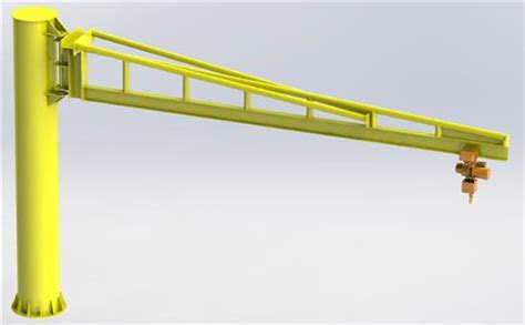 【青栋】2吨起吊机（附工程图）3d模型下载三维模型caxa电子图板、autocad、step模型 制造云 产品模型