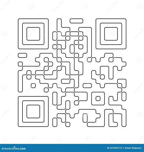 Barcode Qr Code Stock Vector Illustration Of Rectangle 247629772