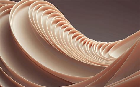 Premium Photo Peach Fuzz Wave Texture In Generative Ai