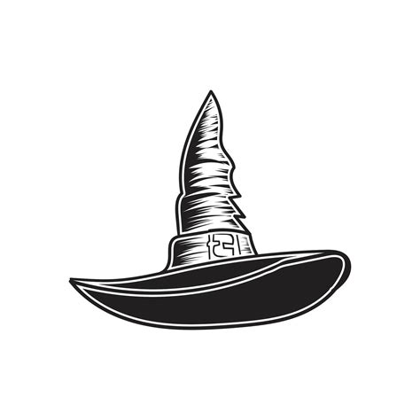 Witch Hat Illustration Design 43197476 Vector Art At Vecteezy