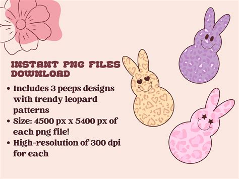 Easter Peeps Png Retro Groovy Easter Png Retro Easter Png Bundle 3