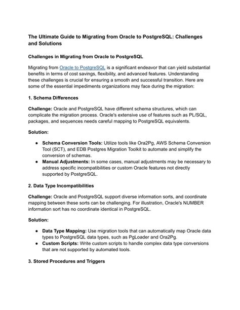 Ppt The Ultimate Guide To Migrating From Oracle To Postgresql Challenges And Solutions