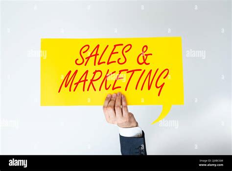 Handwriting Text Sales And Marketingselling Systematic Planning Of The Product And Services