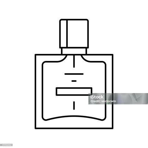Ilustración De Perfume Hombres Línea De Vidrio Icono Ilustración Vectorial Y Más Vectores Libres