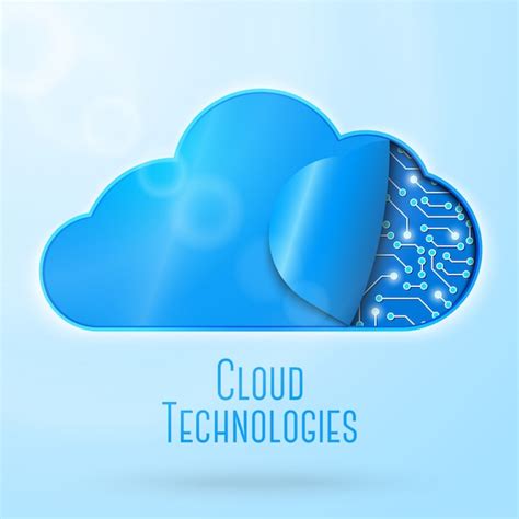 Premium Vector Cloud Computing Technology Concept Illustration