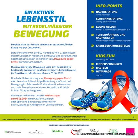 Bewegung gegen Krebs Aktionstag des Schwimm Sportvereins Hünfeld 5 5