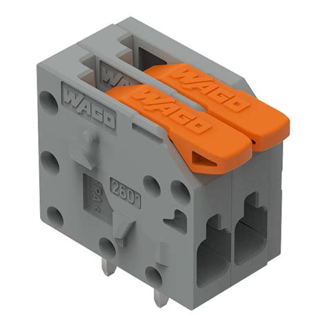 Pcb 接线端子 操作手柄 1 5 Mm² 焊针间距 3 5 Mm 2极 Push In Cage Clamp® 1 50 Mm²