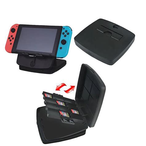 For Nintend Switch Console Stand Holder Game Card Storage Case Box