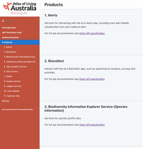 Sneak Peek Of Our New API Portal Atlas Of Living Australia