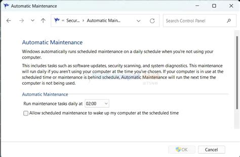 How To Perform Automatic Maintenance In Windows