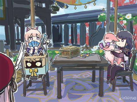 Heated Battle Between Yae Miko And Kokomi Rgenshinmemepact