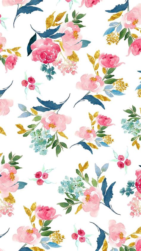 Flowers Floral Wallpaper Iphone Floral Wallpaper Smartphone Wallpaper