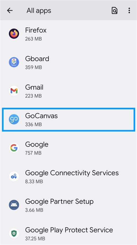Adjust The Privacy Settings For The Gocanvas Android Application Gocanvas Help Center