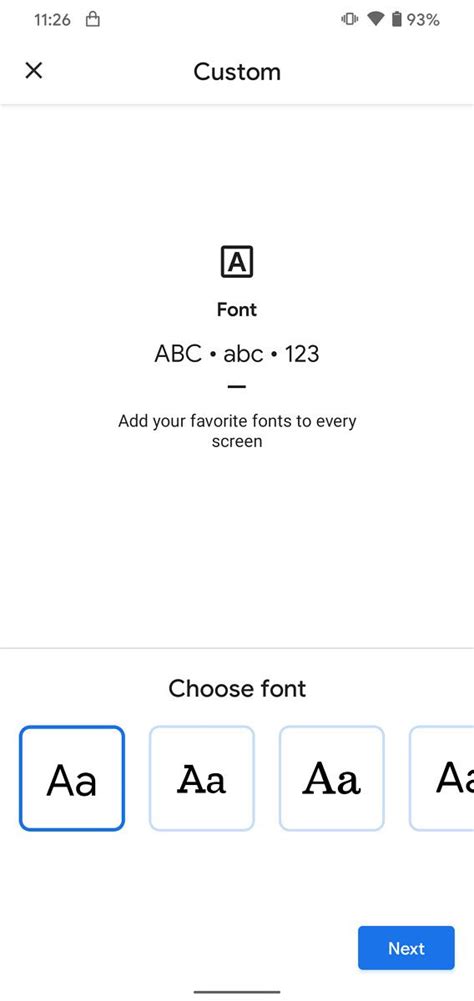Android Is Missing Font And Icon Shape Customization