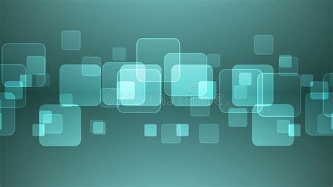Overlapping Squares In Varying Shades Intermingled With Smooth Circular