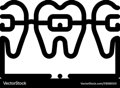 Brackets Icon Thin Linear Style Design Isolated Vector Image