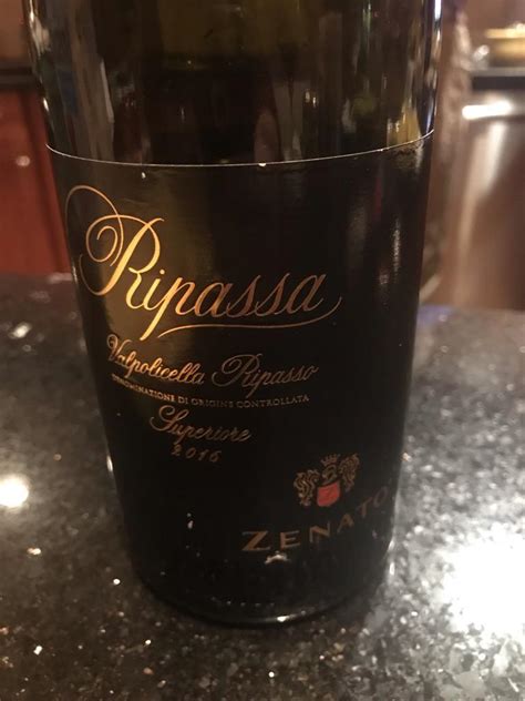 Zenato Valpolicella Superiore Ripassa 2016 Rwine