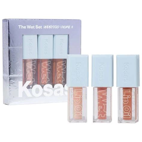 Kosas Mini Wet Set Undressed Vol 2 Plumping Glosses
