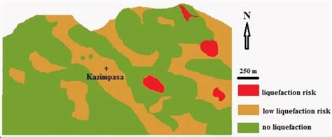The Liquefaction Hazard Map Of The Study Area Download Scientific Diagram