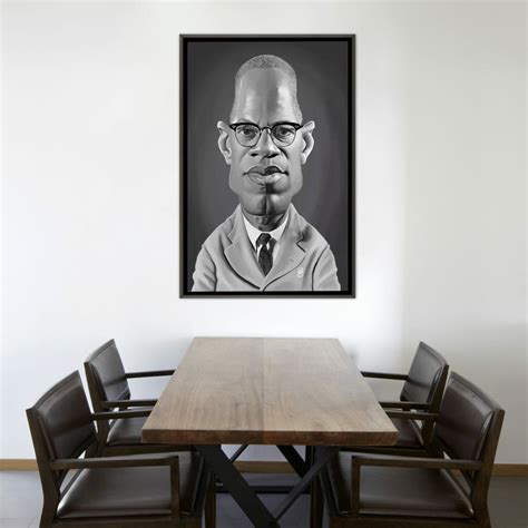 Malcolm X By Rob Snow 26h X 18w X 0 75d Rob Snow Art Touch Of Modern