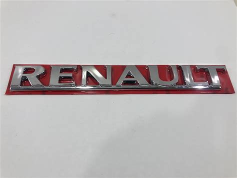 EMBLEMA SIMBOLO LETREIRO TAMPA TRASEIRA RENAULT ORIGINAL RENAULT