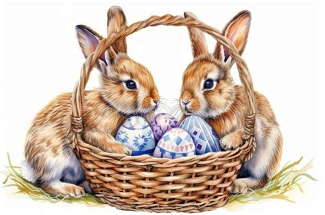 Happy Easter Robins Egg Eggs Bound Basket White Calvary Bunny Shadow