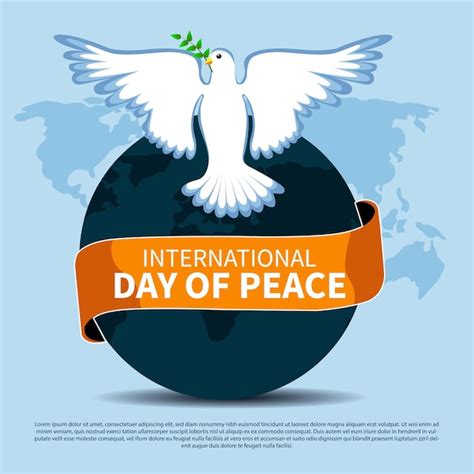 Premium Vector International Peace Day