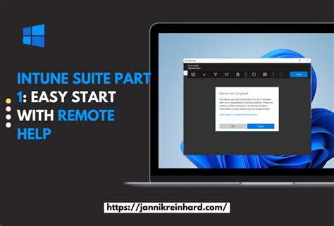 Intune Suite Part 1 Easy Start With Remote Help Modern Device Management