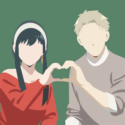 Yor And Loid Forger Minimalist By Rosnola On Deviantart