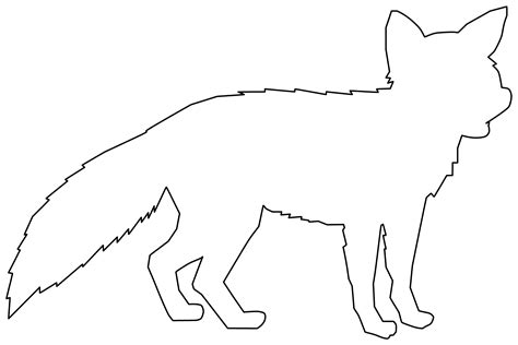 Shape Of Fox Free Printable Papercraft Templates