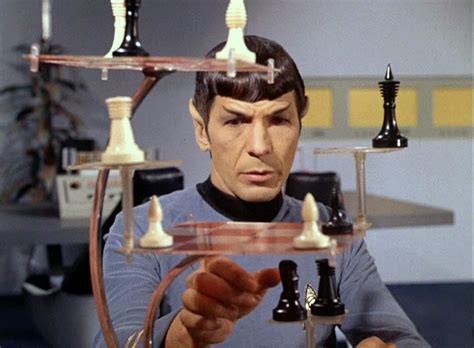 Star Trek Tridimensional 3d Chess Set Replica