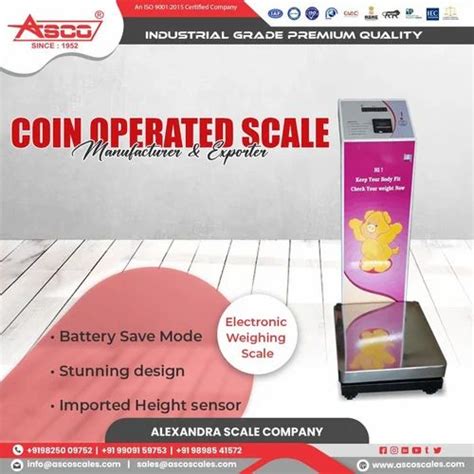 Coin Operating Scale 50 Kg At ₹ 12450 In Ahmedabad Id 2855658112912