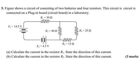 Solved 4 In A Laboratory Experiment Using Kirchhoff S Laws