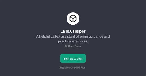 latex helper latex guidance taaft