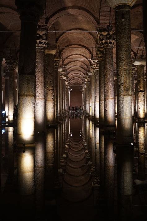 Basilica Cistern In Sultanahmet Istanbul Turkiye Editorial Stock Image Image Of Ancient