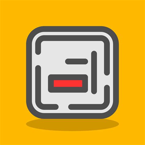 Right Alignment Filled Shadow Icon 41870517 Vector Art At Vecteezy