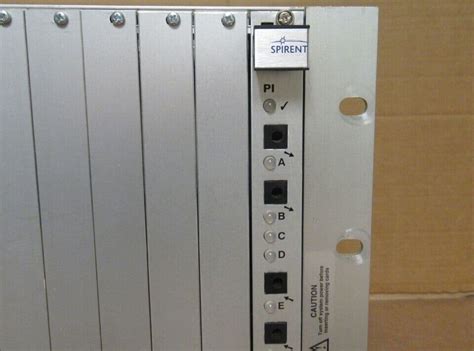 Spirent Abacus Circuit Generator Network Simulator With 17x Interface Modules