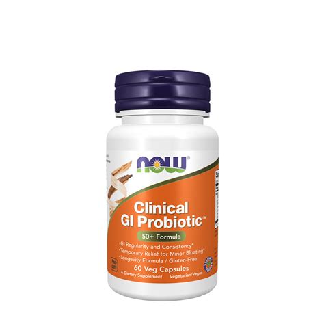 Now Foods Clinical Gi Probiotic 60 Veg Capsules