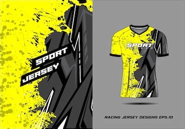 Premium Vector Sports Jersey Yellow Grunge Texture Background For