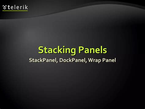 Wpf Layout Containers Ppt Desktop Publishing Computer Software