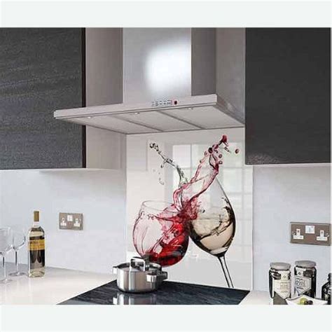 Red And White Wine Splashback 6090cm Newmatic Kitchen Appliances