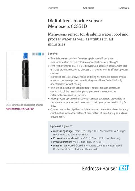 Digital Free Chlorine Sensor At ₹ 34980 New Delhi Id 2854795396662 Digital Free Chlorine Sensor At ₹ 34980 New Delhi Id 2854795396662