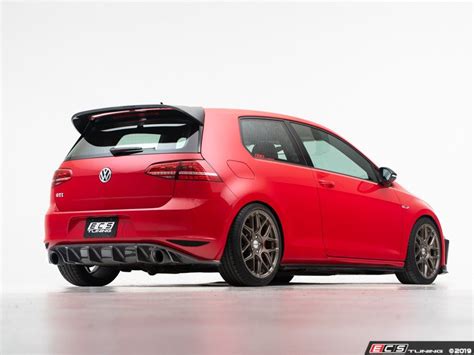 Ecs 024740ecs01kt Mk7 Gti Carbon Fiber Rear Diffuser
