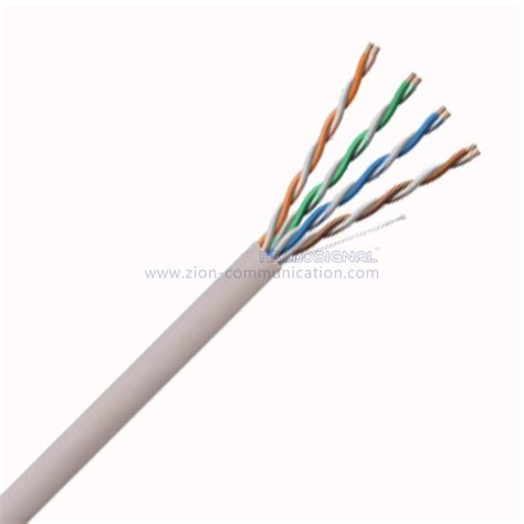 U UTP CAT E PR AWG PVC CMR Ethernet Network Cable From China Manufacturer Zion Communication