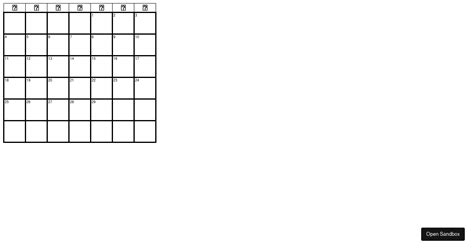Ut Codeutcode Learn Calendar Codesandbox