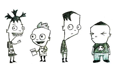 Invader Zim Keef And Rejects By Omgitstotallyme On Deviantart