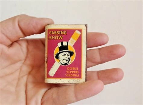 Old Vintage Passing Show Cigarettes Match Cover Adve Usa T1 Etsy