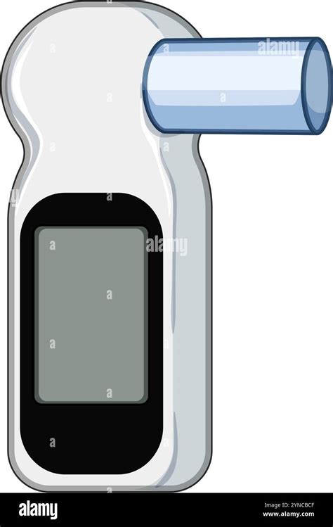 Function Spirometer Cartoon Vector Illustration Stock Vector Image