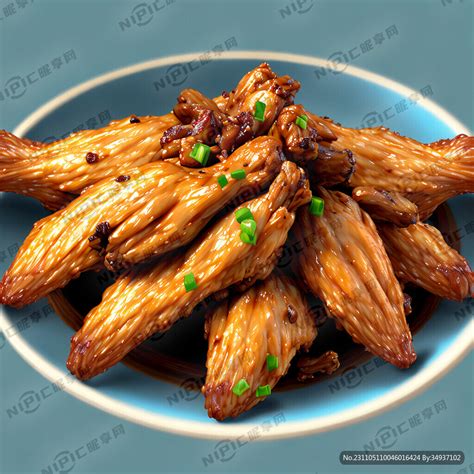 Ai创作图豆豉 鸡翅尖 昵图网