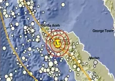 Gempa Bumi Guncang Kabupaten Naganraya Aceh Berkekuatan M 3 7